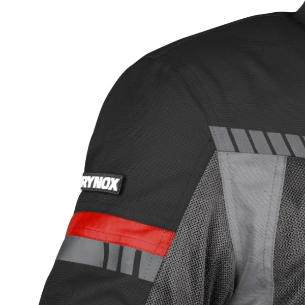 Buy RYNOX AIR GT 3 JACKET GRAY - RED with free shipping from ...
